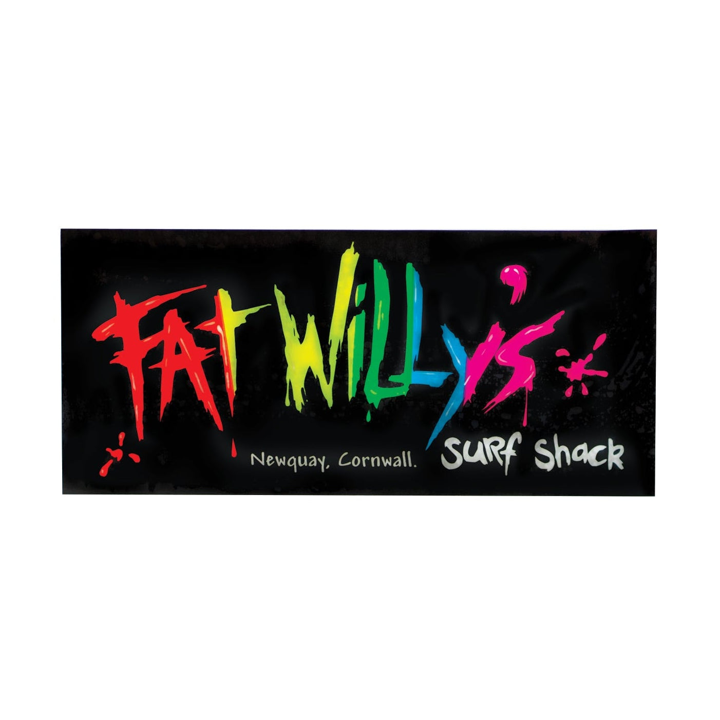 Fat Willy's Car Sticker – Fat Willy's Surf Shack